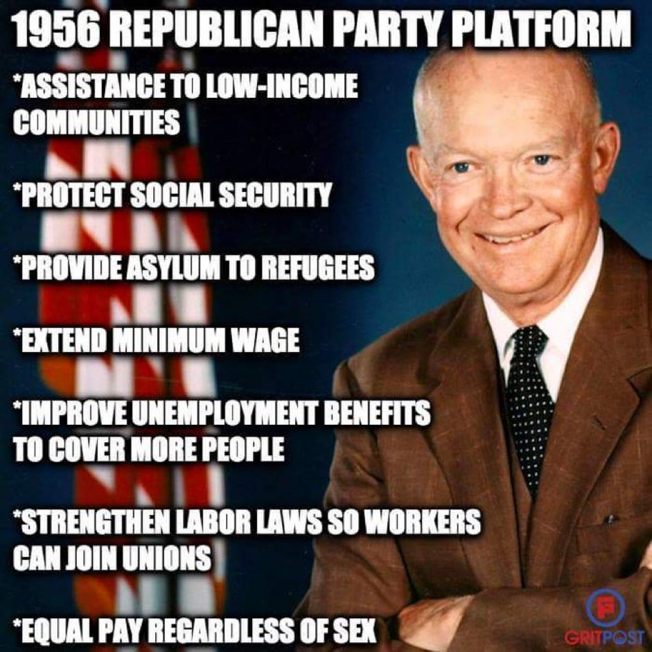1956 Republican Party Platform….Check it Out…..