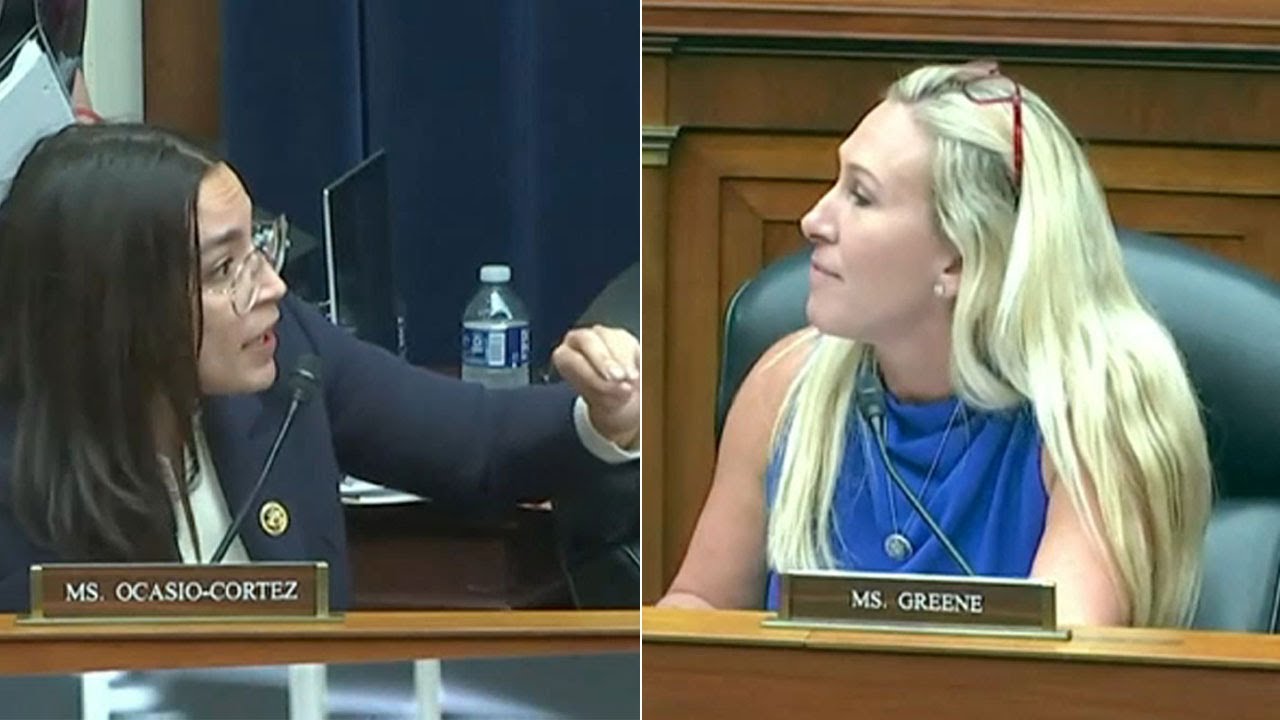 Rep’s Greene and Occasio-Cortez get into it at US House hearing…