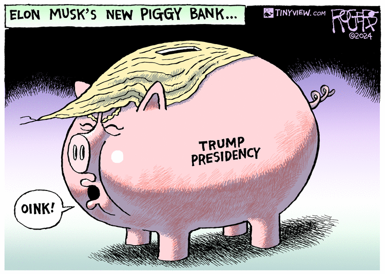 Political Cartons 12/23/2024…..Musk/Grinch…Media/Trump Obsession ...